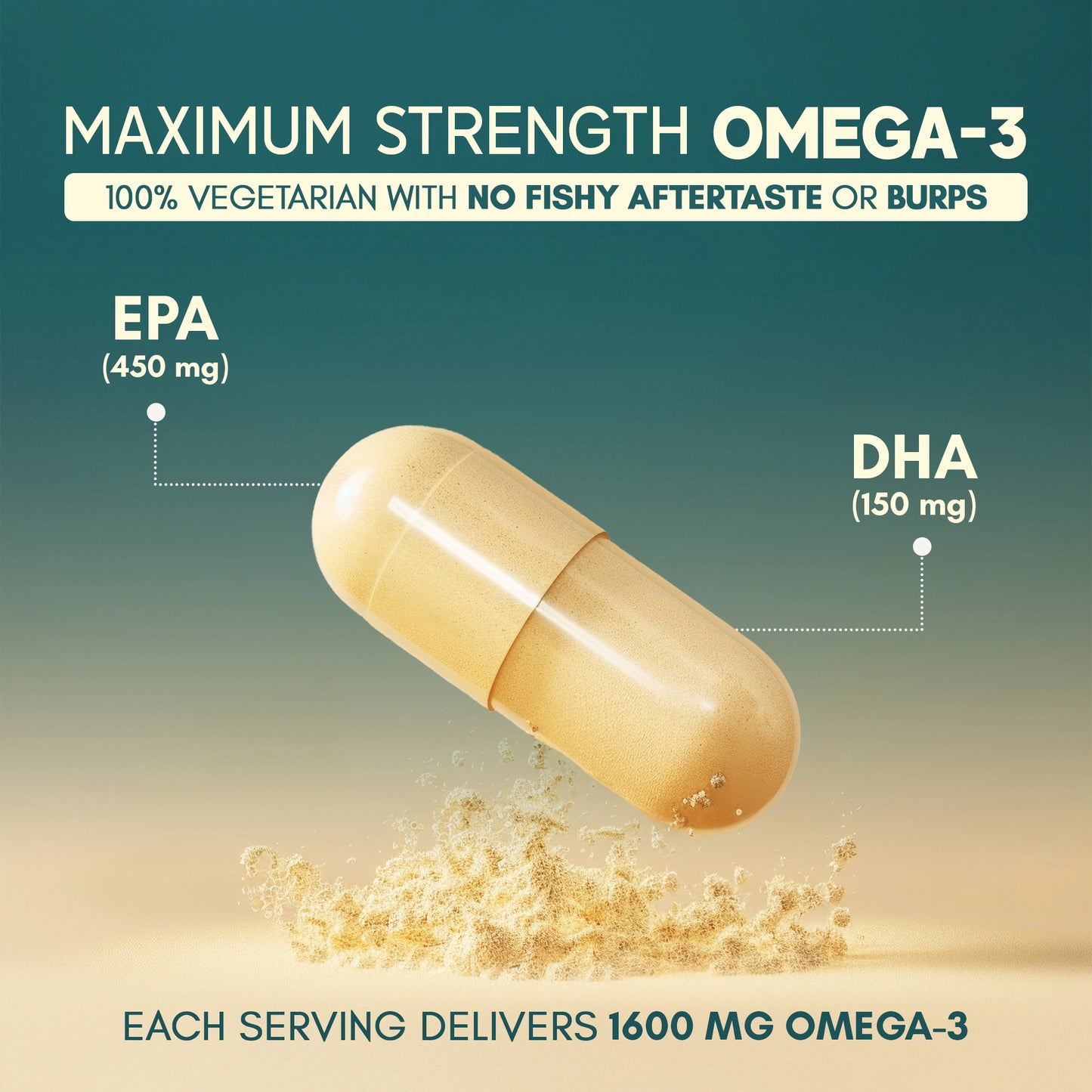 Plant-Based Omega-3- Vegan DHA & EPA Capsules - Rasayanam