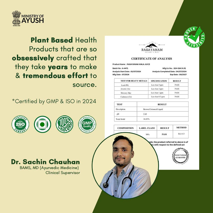 Buy Rasayanam Pure Amla Juice – Boost Immunity and Beauty - Rasayanam