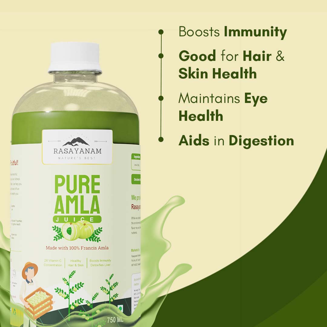 Buy Rasayanam Pure Amla Juice – Boost Immunity and Beauty - Rasayanam
