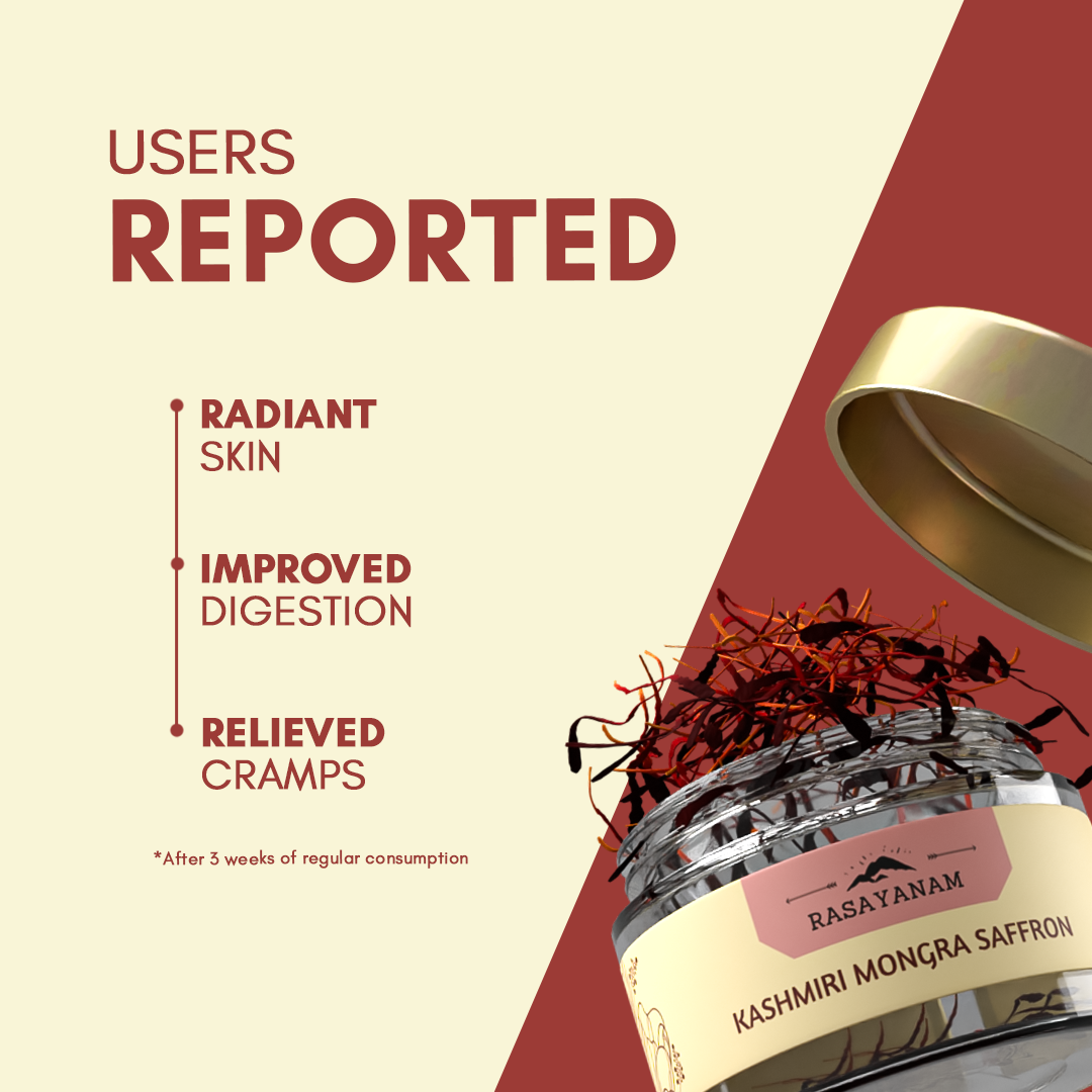 Pure Kashmiri Saffron - Glow in Every Strand - Kashmiri Kesar - Rasayanam