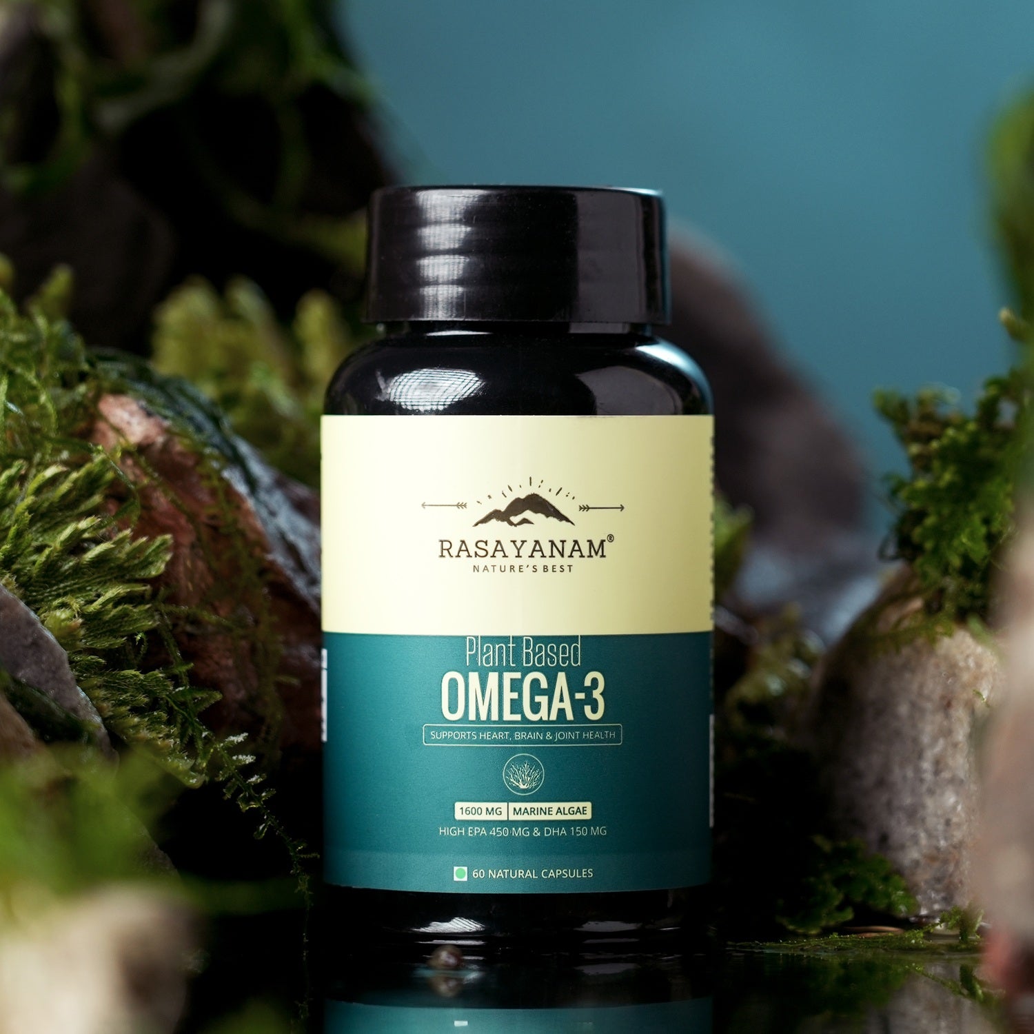 Plant-Based Omega-3- Vegan DHA & EPA Capsules - Rasayanam